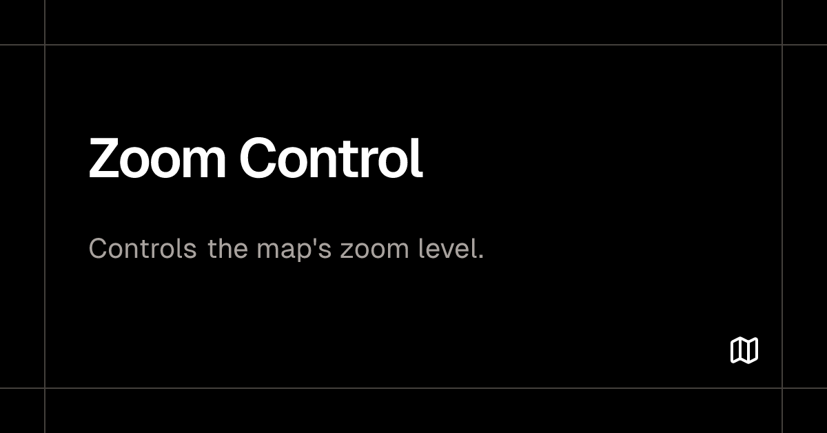 Zoom Control - shadcn map