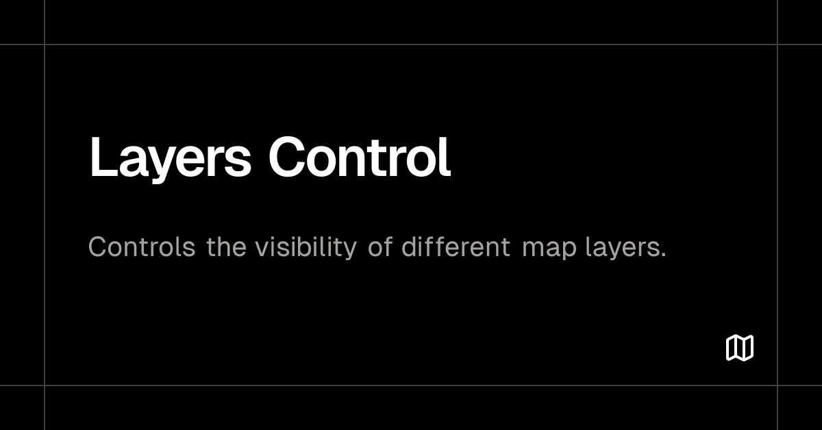Layers Control - shadcn map